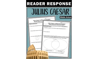 "Julius Caesar" Reader Response Packet by Teach Simple