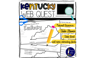 Wyoming WebQuest Printable Book by Teach Simple