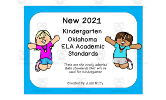 Kindergarten Math Standards | Oklahoma State Standards by Teach Simple