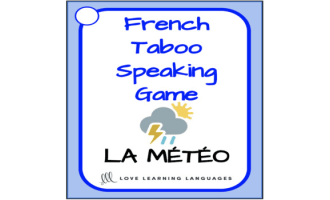 L'été - French Taboo Speaking Game - Summer Theme by Teach Simple