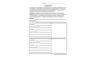 Historical Items Worksheet by Teach Simple