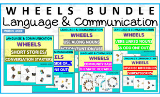 Language & Communication Wheels: Community Based Vocabulary by Teach Simple