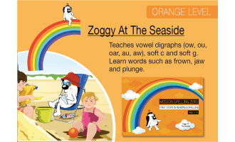 Learn Vowel Digraphs Soft C and Soft G: Zoggy’s Shadow by Teach Simple