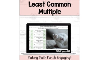 Least Common Multiple Worksheet by Teach Simple