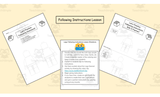 Following Directions SEL Activity by Teach Simple