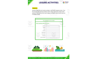 Leisure Activities | Beginner Lesson Plan by Teach Simple