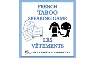 Les Vacances - French Taboo Speaking Game - Vacation vocabulary by ...