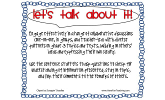 Let's Talk Classroom Speaking Activity by Teach Simple