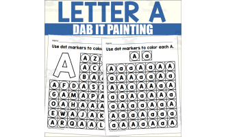 Letter A Mazes by Teach Simple