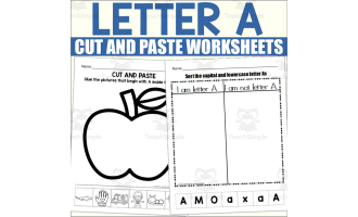 Letter A Mazes by Teach Simple