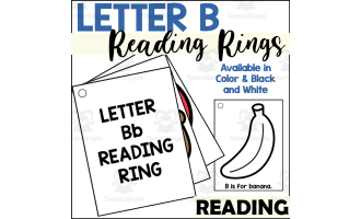 Letter B Pattern Worksheet and Center by Teach Simple