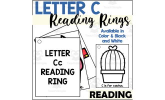 Letter A Reading Rings by Teach Simple