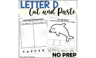 Ant Cut and Paste Worksheets to Color and Trace by Teach Simple