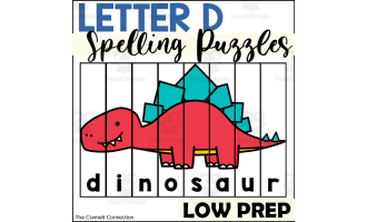 Letter D Beginning Sound Puzzles by Teach Simple