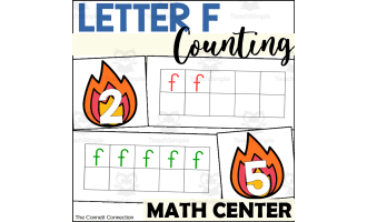 Letter E Counting to 10 Center by Teach Simple