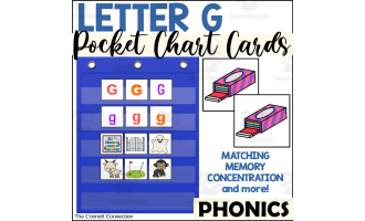 Letter J Pocket Chart Cards by Teach Simple