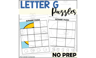 Letter G Handwriting Practice Worksheet by Teach Simple