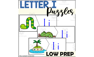 Letter I Cut and Paste Worksheets by Teach Simple