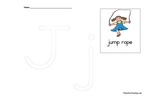 Alphabet Stories Letter J Reading Comprehension Worksheet by Teach Simple