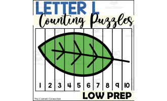 Letter M Counting to 10 Puzzles by Teach Simple