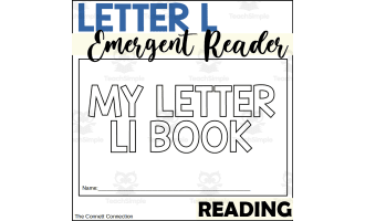 Letter L Cut and Paste Worksheets by Teach Simple