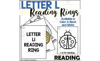 Letter P Reading Rings by Teach Simple