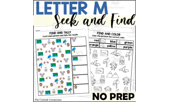 Letter H Seek and Find Mats by Teach Simple