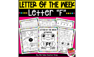 Letter of the Week Booklet: Letter Ff by Teach Simple