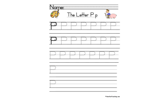 Letter P The Painter Reading Comprehension Digital Worksheet by Teach ...
