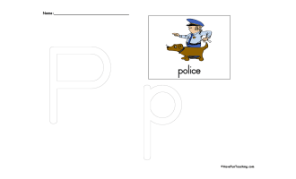 Alphabet Stories Letter P Reading Comprehension Worksheet by Teach Simple