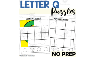 Letter Q Handwriting Practice Worksheet by Teach Simple