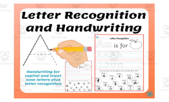 Alphabet Letter Formation Support Worksheets by Teach Simple