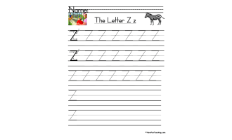 Letter Z The Zebra Reading Comprehension Digital Worksheet by Teach Simple