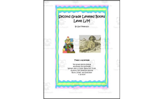 Leveled Books: Kindergarten Grade Levels A-B by Teach Simple