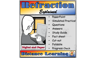 Light - Refraction Explained - Fully Resourced Lesson for Middle School ...