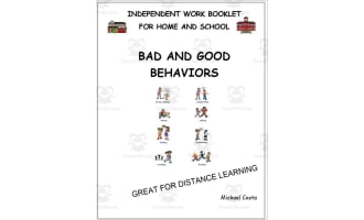 Literacy worksheets : Negative behaviors vol 2 by Teach Simple