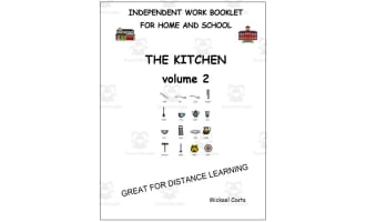 Literacy worksheets: Kitchen, vol 1 by Teach Simple