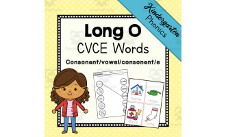 Long A CVCE Words Phonics Packet by Teach Simple