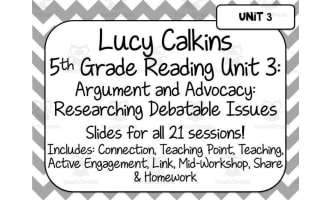 Lucy Calkins Reading for 5th Grade | Unit 2: Levels of Nonfiction by ...