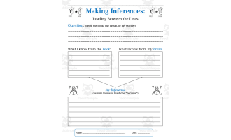 Reading Comprehension: Making Inferences Organizer - FLASH-MAC by Teach ...