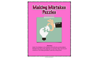 Making Mistakes Worksheet by Teach Simple
