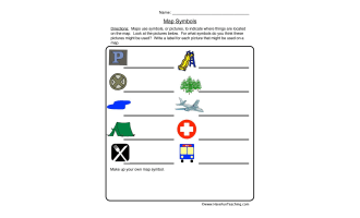 Types of Maps Worksheets by Teach Simple