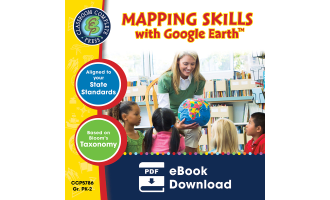 Mapping Skills with Google Earth Gr. 6-8 by Teach Simple