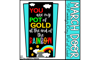 You're Worth More Than Gold St. Patrick's Bulletin Board Kit, Door ...