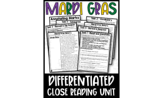 Mardi Gras Printables Mardi Gras Games Mardi Gras Reading Comprehension ...