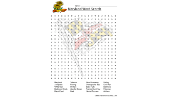 Maryland Worksheet by Teach Simple