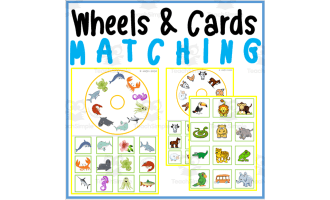 MATCHING & MEMORY CARDS AND WHEELS| FOOD by Teach Simple