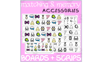 MATCHING & MEMORY BOARDS WITH STRIPS| BUILDINGS by Teach Simple