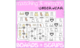 MATCHING & MEMORY BOARDS WITH STRIPS| PROFESSIONS by Teach Simple