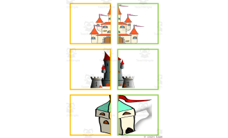 Matching Card Halves: Dinosaurs + Monsters Pack by Teach Simple